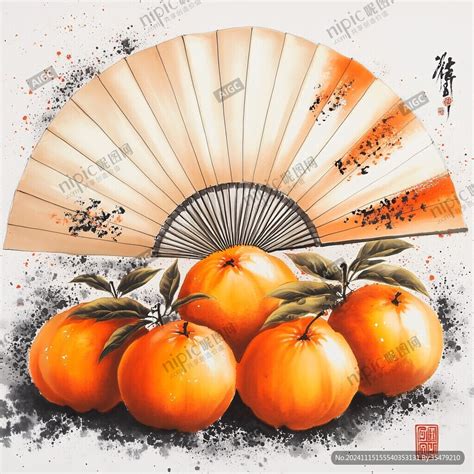 Ai创作图手绘柿果图 折扇水蜜桃插画 福柿包装插画 折扇荔枝插画 柿柿顺意圆形装饰画 新中式折扇插画 蒲州珠蜜柿插画 秋柿图 写意寿桃 柿饼包装绘画 手绘枇杷海报 创意柿饼图 插画折扇画禅意