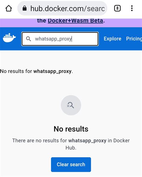 docker image not found · issue 30 · whatsapp proxy · github