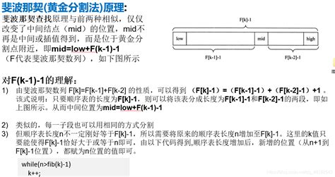 斐波那契查找 二分法的改进 mid借助斐波那契数列计算 二分法的改进方法 c fibonacci search csdn博客