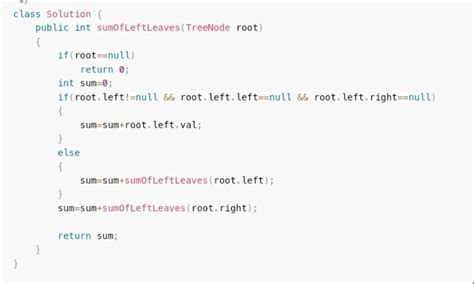 day97 of 100daysofcodingchallenge how to return left leaves