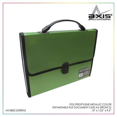 Expandable Document Case A4 Short Metallic Color File Folder With Lock And Handle For Babe And