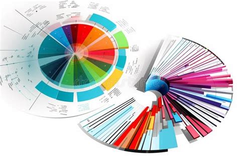Data Visualization Charts Diagrams Vibrantly Illustration With White Data Visualization Charts Diagrams Vibrantly Illustration With White