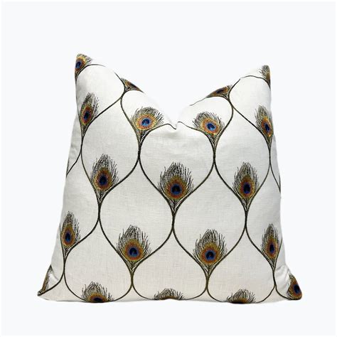 Peacock Pillow Etsy