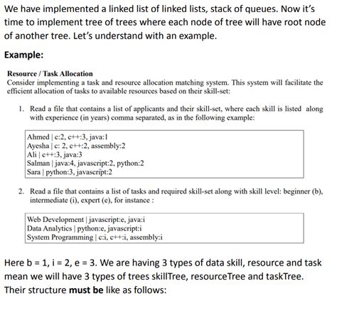 Solved Class SkillTree Class SkillNode Int Level It Chegg