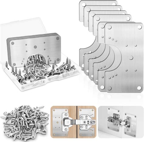 Cabinets Hinge Repair Plate Brackets Hinges Repair Board Fixing Plates