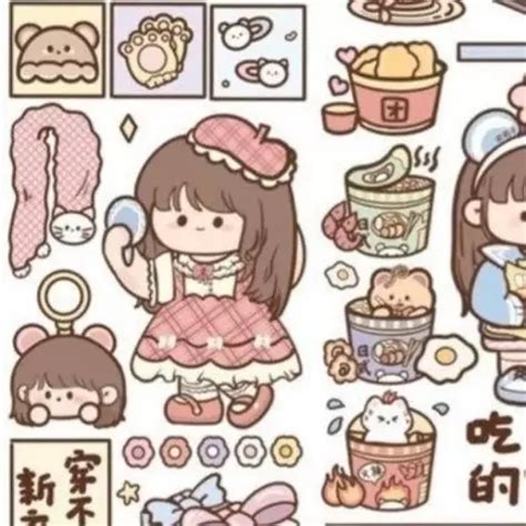 خرید و قیمت برچسب اسکرپ بوک مدل دختر کیوت در مدرسه کد 2700210008 از