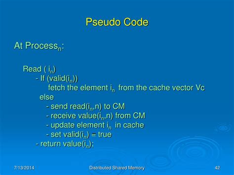 Ppt Distributed Shared Memory Cis825 Project Presentation Powerpoint