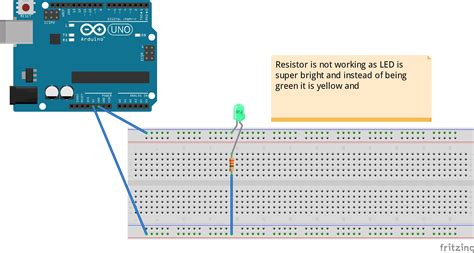 Very Basic Arduino And Resistor General Electronics Arduino Forum