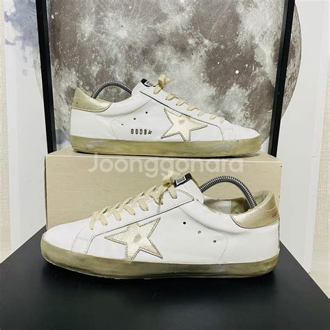 정품 43 골든구스 스파클 골드 스니커즈 275~28 운동화스니커즈 중고나라