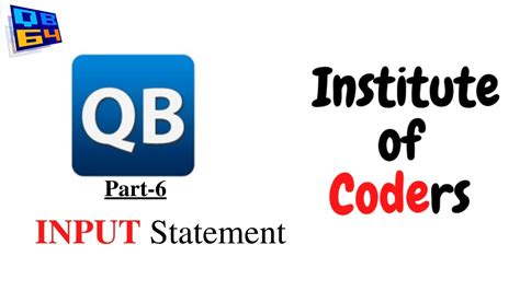 qbasic bangla tutorial 6 input statement youtube