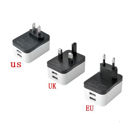 2 Usb 충전 범용 여행 어댑터 국제 세계 여행 Ac 전원 변환기 플러그 어댑터 소켓 Eu Uk Us전기플러그 Aliexpress