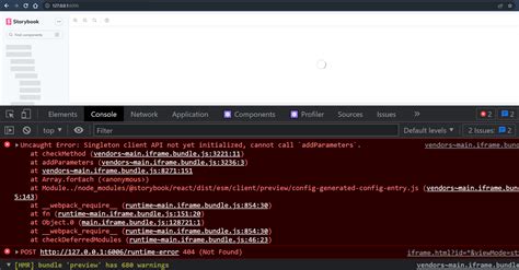 Storybook Preview With Uncaught Error Issue DouyinFE Semi Design GitHub