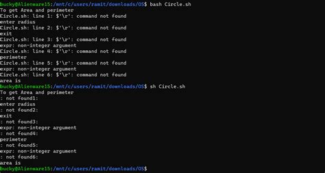 Issue With Shell Scripting Issue Microsoft Wsl Github