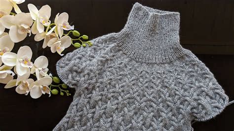 Светр сукня з круглою кокеткою Частина 4 Росток підрізи основна частина Youtube