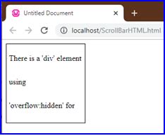 Scrollbar In HTML Examples Of Scroll Box Created In HTML