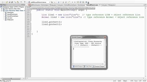 Class Hierarchies Downcasting Youtube