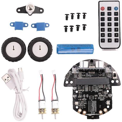 robot programmable robotic kit based on bbc microbit v2 and v1 for stem