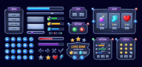 무료로 다운로드 가능한 던전 Ui 벡터 And 일러스트 Freepik