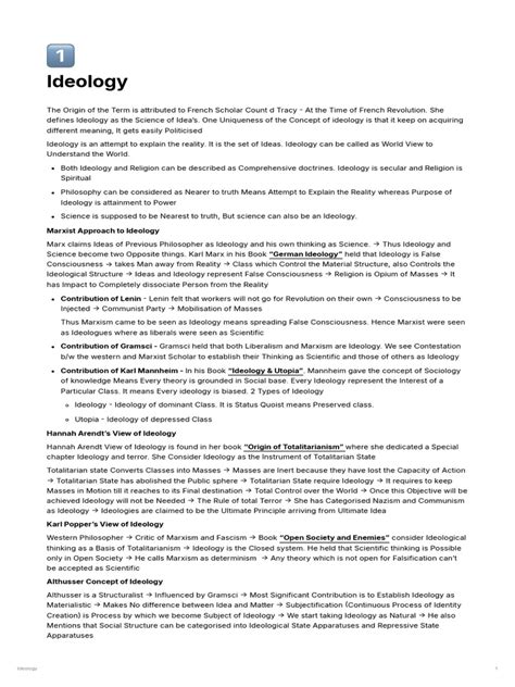 Ideologies Pdf