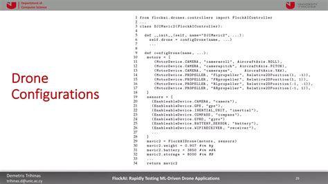 Rapidly Testing Ml Driven Drone Applications The Flockai Framework Ppt
