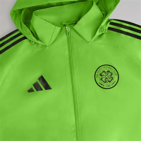 Adidas Celtic 202526 Green And Black All Weather Jacket Official