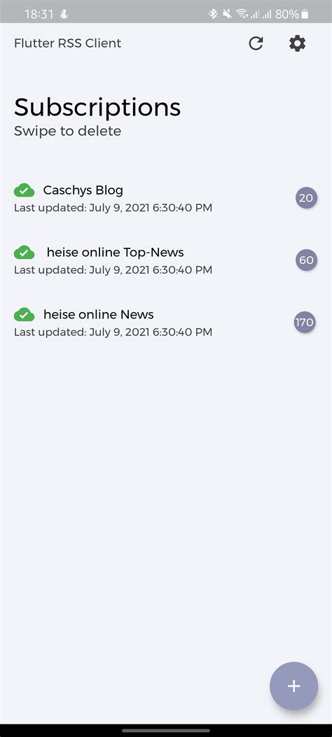 Github Requ1reflutter Rss Client A Simple Mobile Rss Reader Made