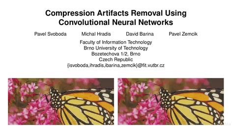 论文笔记 3 Cnn去compression Artifactscompression Artifacts Removal Csdn博客