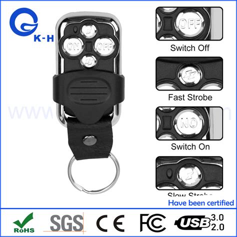 4 Button Cloning Copy 433MHz Electric Garage Door Remote Control Duplicator Remote Controller