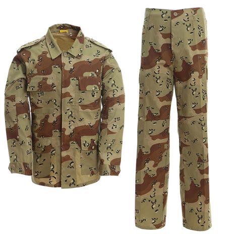 6 Color Desert Uniform Bdu Tactical Military Equipment Breathable