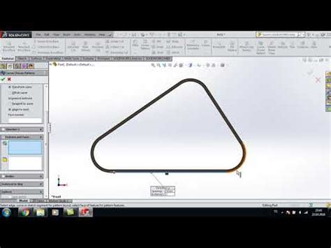 SOLIDWORKS CURVE DRIVEN PATTERN KAYIŞ KASNAK YouTube