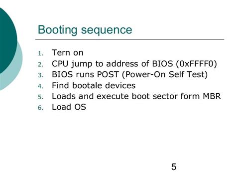 Linux Booting Procedure