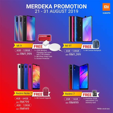 Xiaomi Lancar Promosi Merdeka Hari Di Mi Store Dan Hari Di Lazada Soyacincau Com