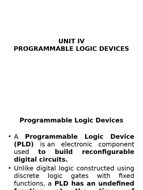 Programmable Logic Devices Pdf Electronics Computer Engineering