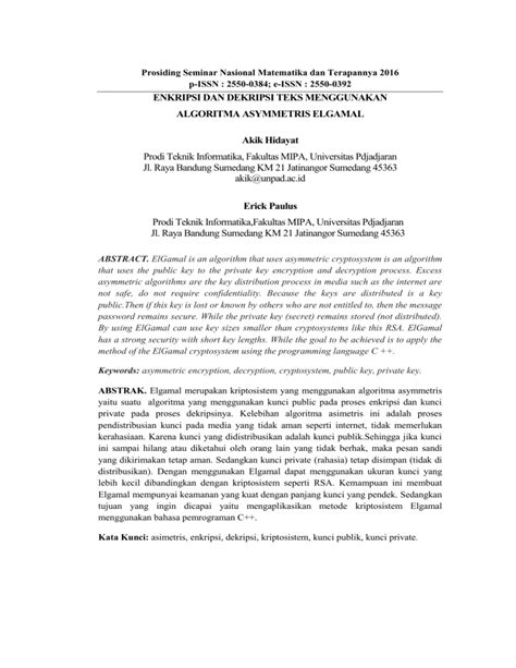 ENKRIPSI DAN DEKRIPSI TEKS MENGGUNAKAN ALGORITMA
