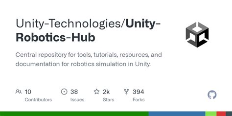 Github Unity Technologiesunity Robotics Hub Central Repository For