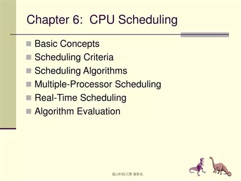 Ppt Chapter 6 Cpu Scheduling Powerpoint Presentation Free Download Id6063837