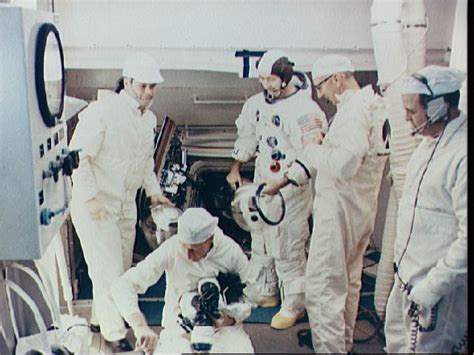 View Of White Room Atop Pad A During Apollo 9 Countdown Demonstration Test