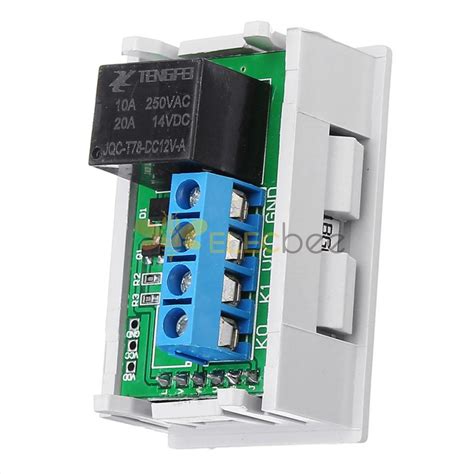 Pcs Mini V A Digital LED Dual Display Timer Relay Module With Case Timing Delay Cycle
