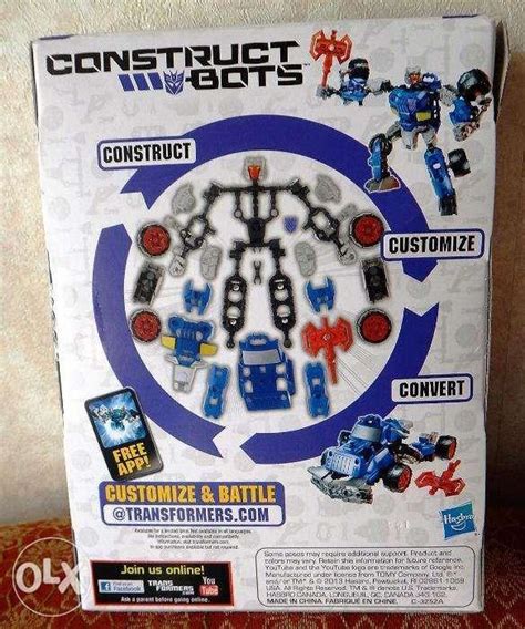 Transformers Construct Bots 2 Pack Cliffjumper And Decepticon Breakdown