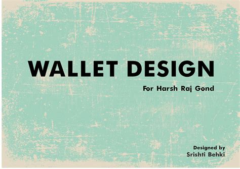 Wallet Design On Behance