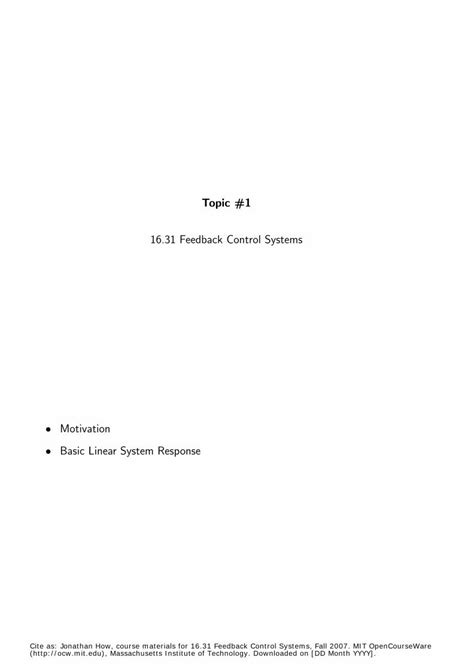 Pdf Topic 1 Contents Lecture Notes Topic1