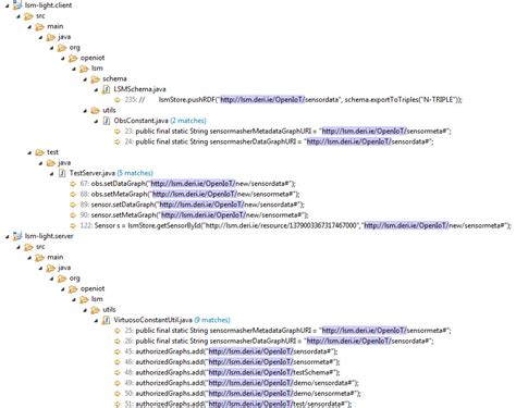 use properties file for lsm hardcoded data · issue 18 · openiotorg