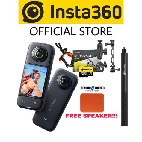 Insta360 X3 360 Action Camera Motorcycle Kit Shopee Singapore