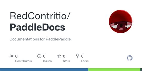 github redcontritio paddledocs documentations for paddlepaddle