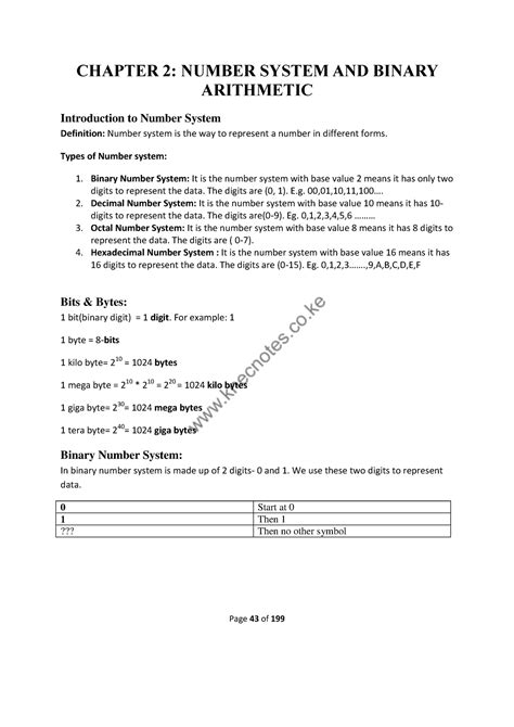 Number System And Binary Chapter 2 Number System And Binary