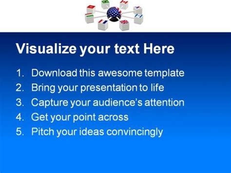 World Servers Communication Powerpoint Templates And Powerpoint