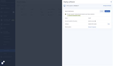Deploying Netbird With Acronis Cyber Protect Cloud Netbird Docs