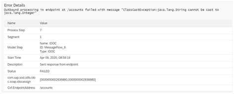 solved how to handle response message for cloud platform sap
