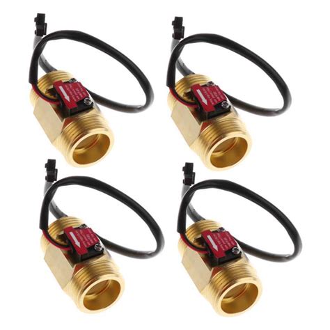 Promo 4pcs Water Flow Sensor 1 Fluid Flowmeter Switch Counter 2 50L Min Meter Diskon 29 Di