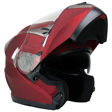 Milwaukee Helmets Mph9826dot Ionized Flat Red Advanced Motorcycle
